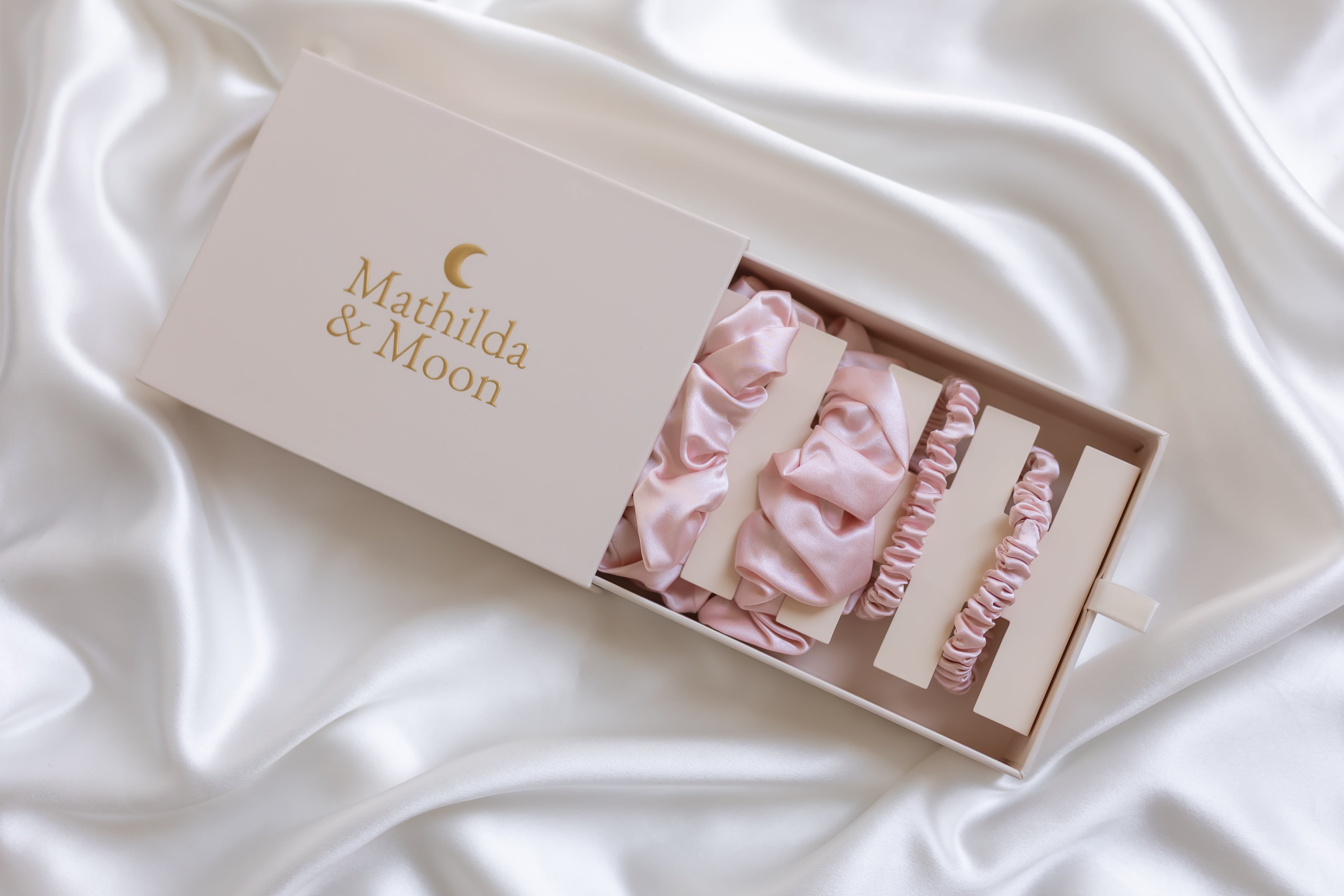 Luxury Silk Sleep Products from Mathilda & Moon